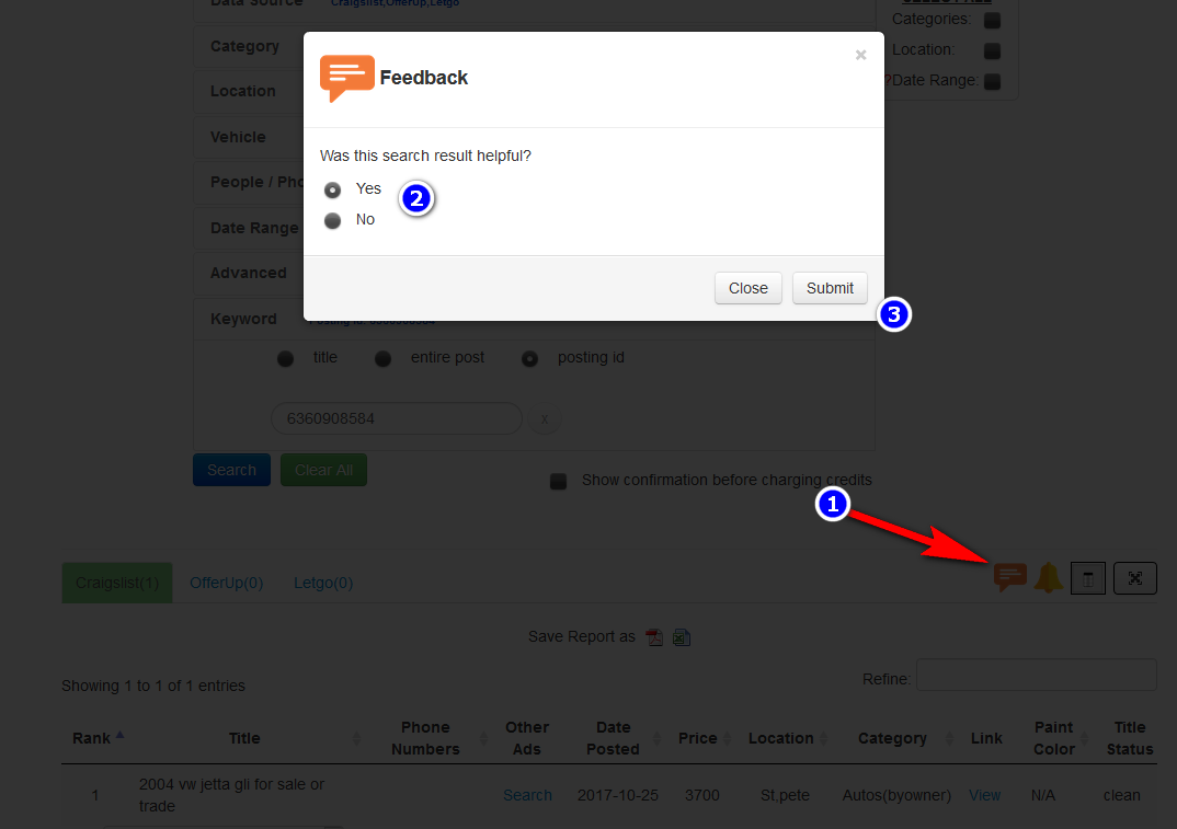 3.2 user feedback example – Harmari an Avenu Company